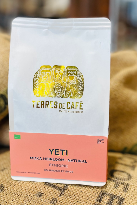 Café Yeti Village Bio - Ethiopie - Terres de Café (250g) - Chocolat ...